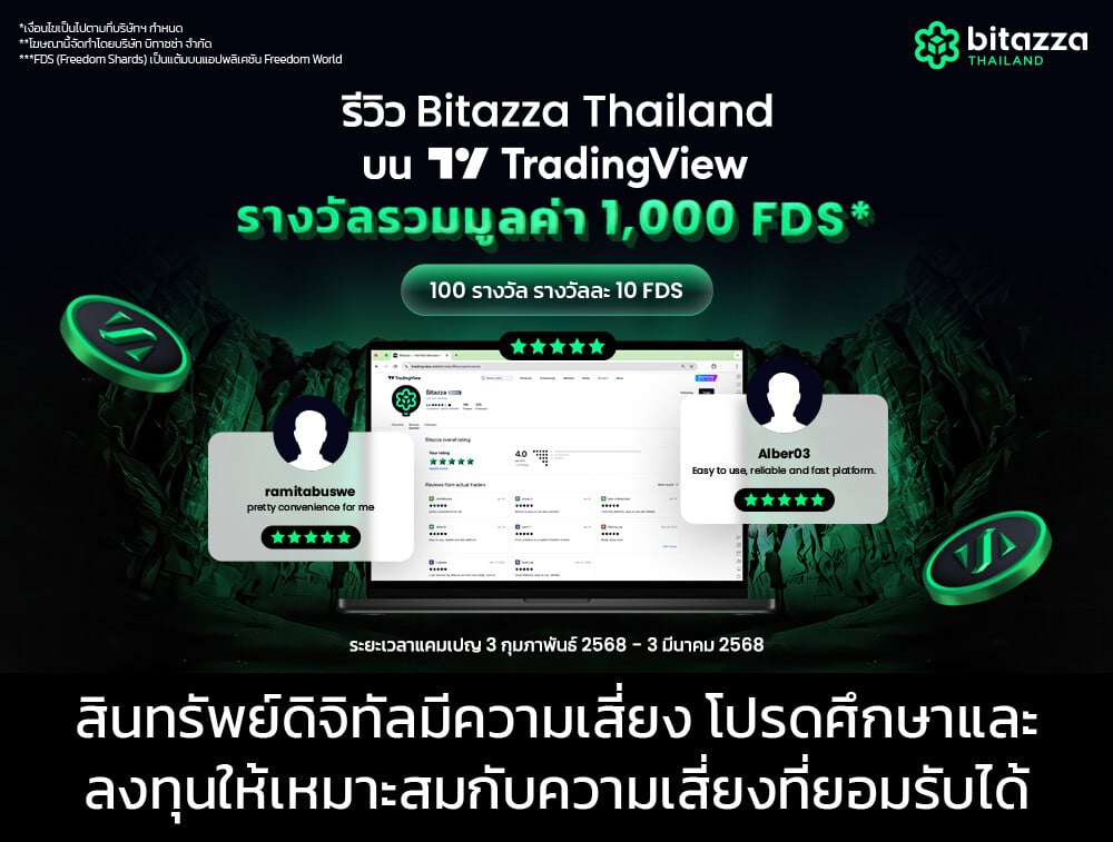 Review Bitazza Thailand on TradingView and Win a Prize Pool of 1,000 FDS