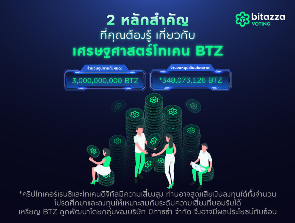 2 หลักสำคัญที่คุณต้องรู้เกี่ยวกับเศรษฐศาสตร์โทเคน BTZ